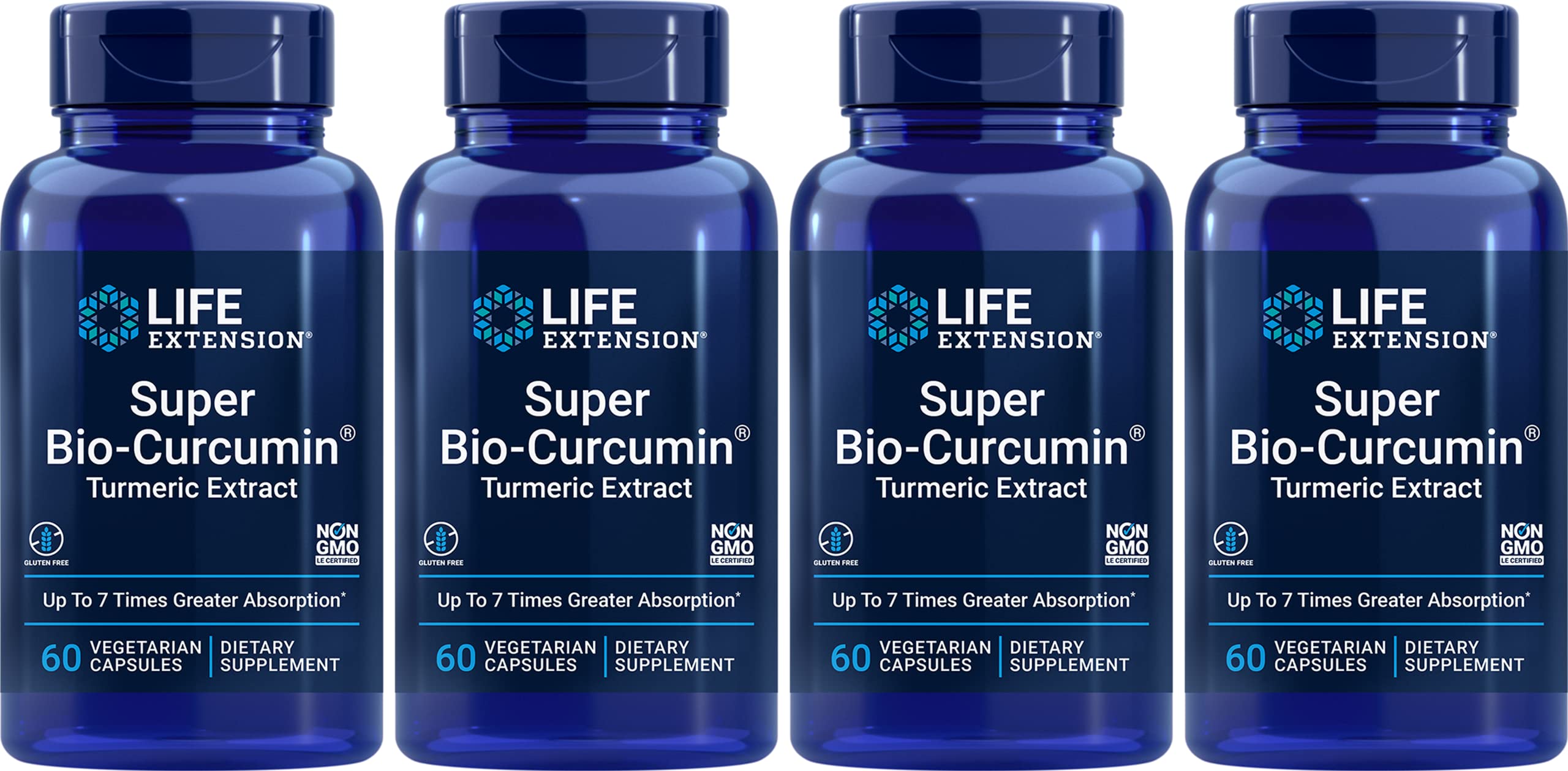 Life Extension Super Bio-Curcumin 400mg, 60 Vegetarian Capsules - 4-Pa ...