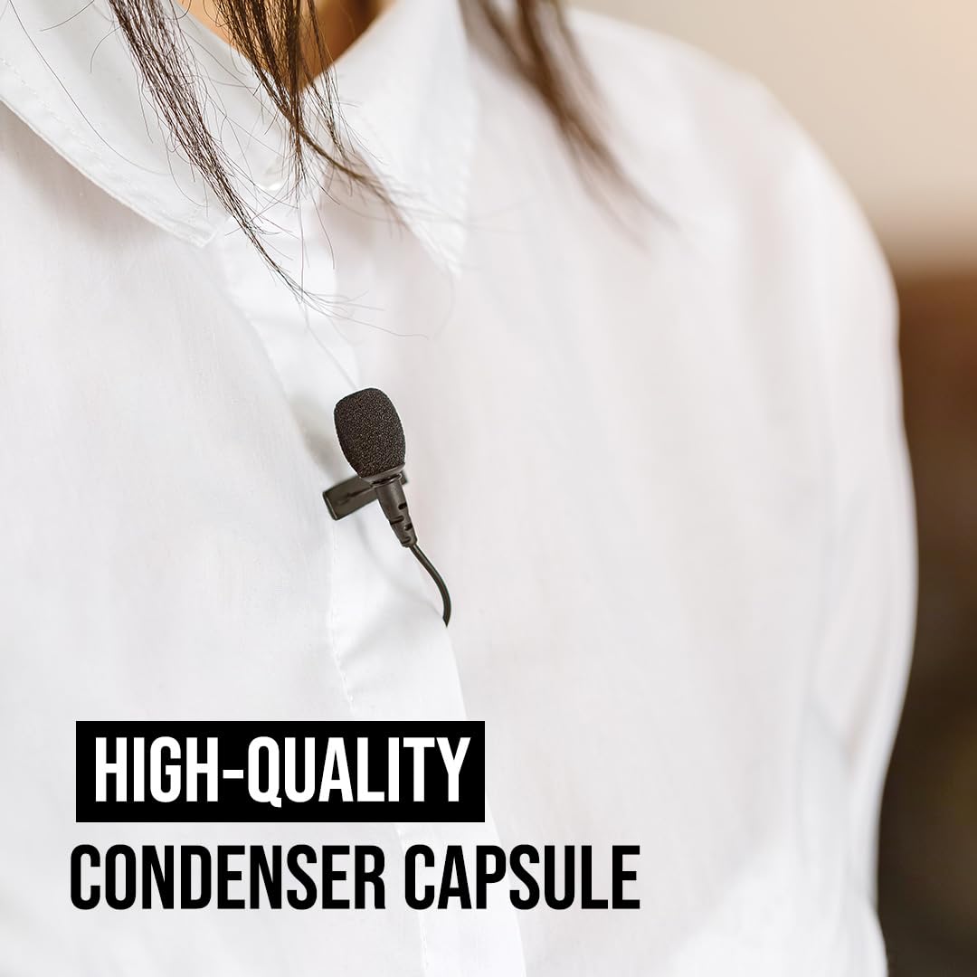 Rode Lavalier GO Professional-Grade Wearable Microphone, Black ...